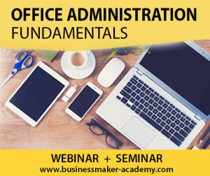 Office Administration Fundamentals Training by Businessmaker Academy