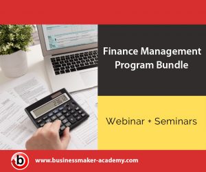Finance Management Training Program Bundle by Business Maker