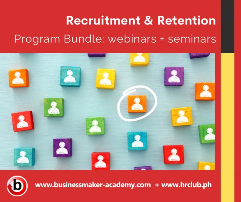 Recruitment & Retention Training Program Bundle by HR Club Philippines
