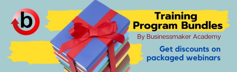 Training Program Bundle Promo: Packaged Webinars