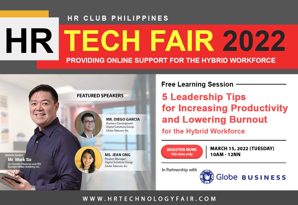HR Club Learning Session: Increasing Productivity & Lowering Burnout ...