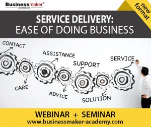 Service Delivery: Ease of Doing Business Training by Businessmaker