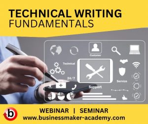 Technical Writing Fundamentals Training by Business Maker Academy